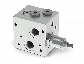 INLET MODULE UNITS WITH LS LINE, COMPENSATOR AND PRESSURE RELIEF VALVE ...
